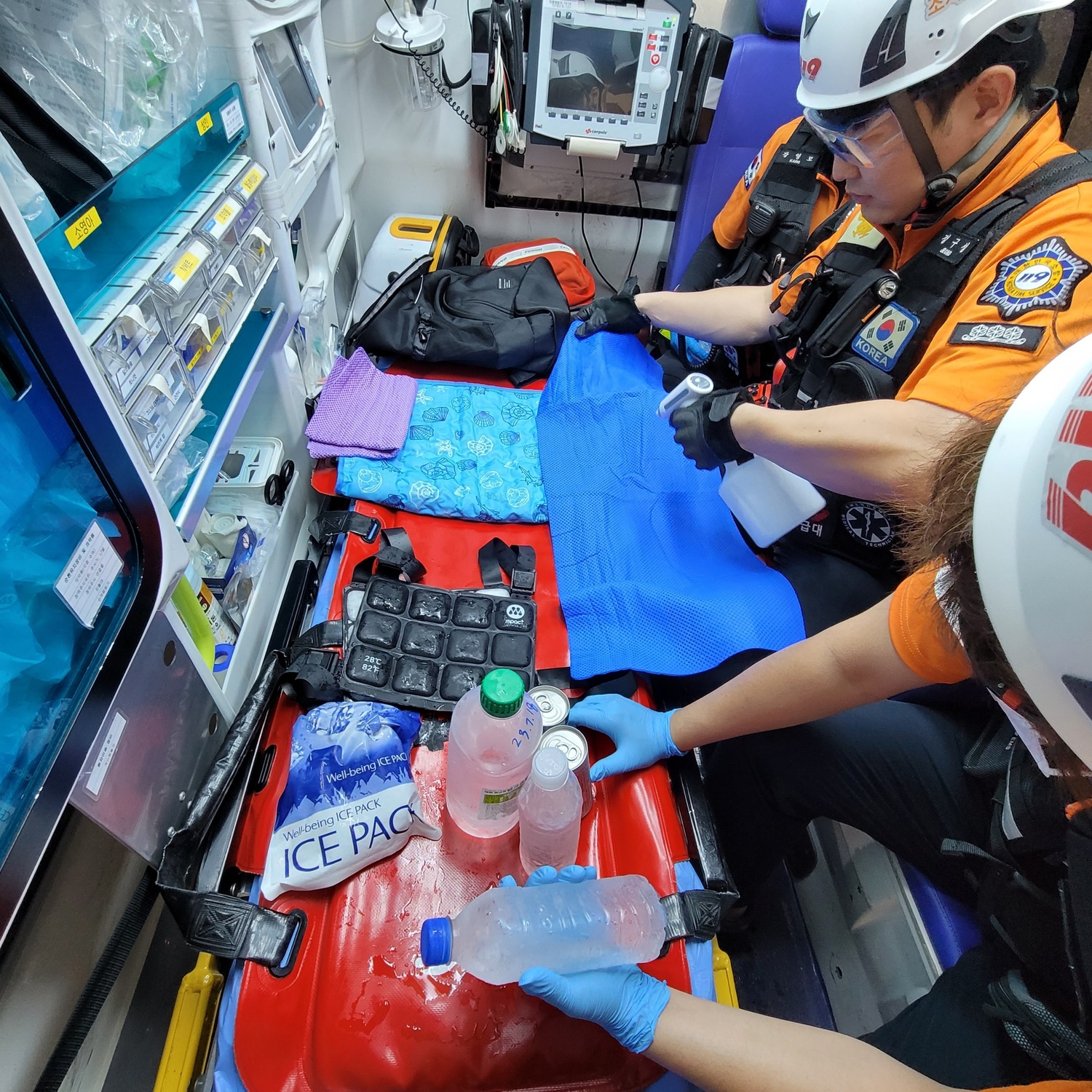 세종소방본부, 119 폭염 구급대 대응활동 강화
